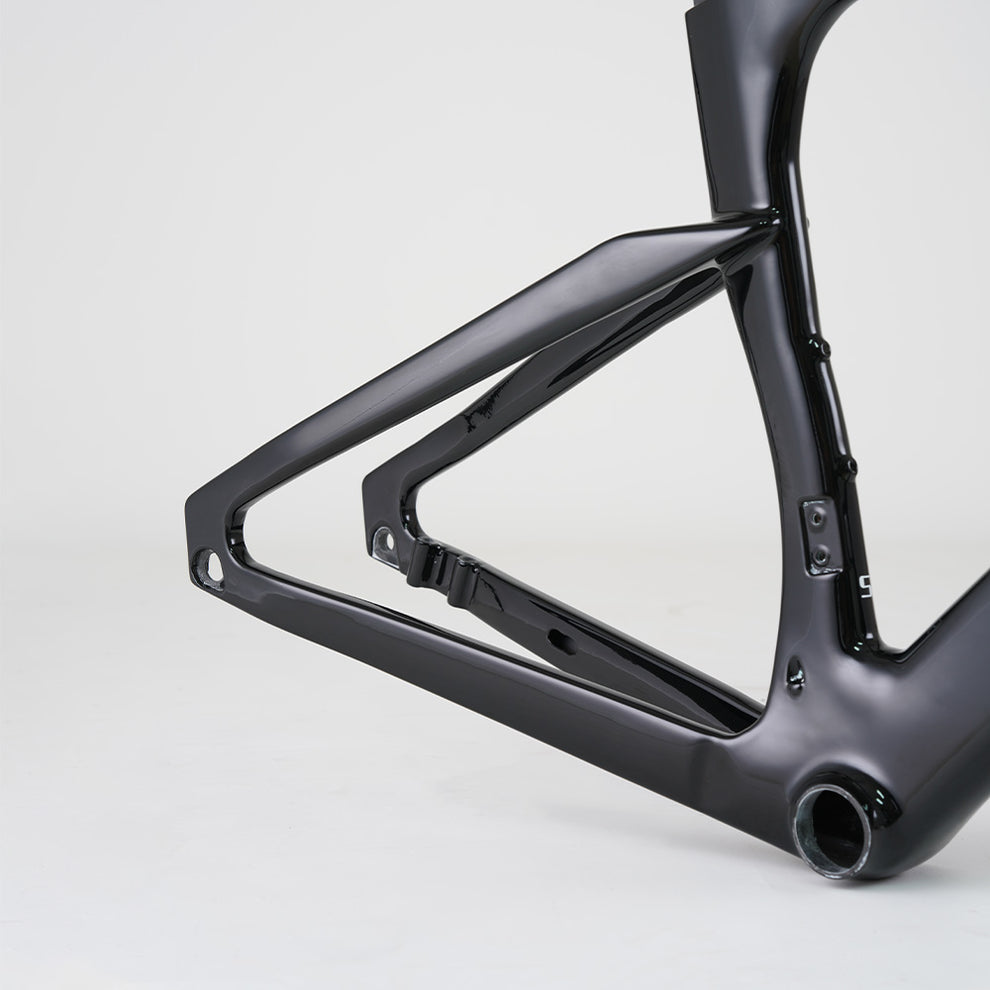 ONIRII Aerodynamic Carbon Bike Frame with Integrated Handlebar Thru Ax ...
